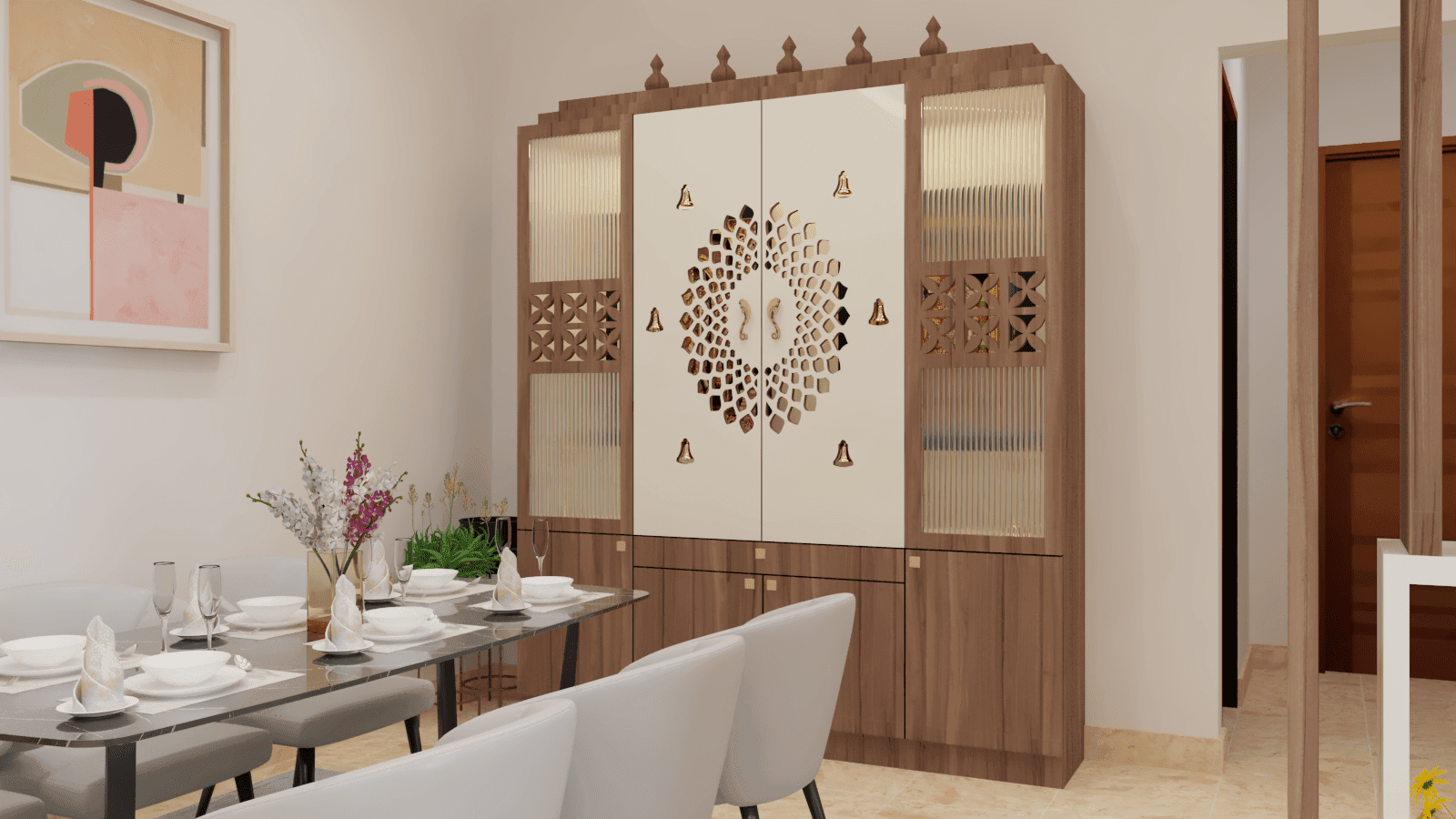50+ Modern Pooja Room Design Ideas for home and Services in Chennai